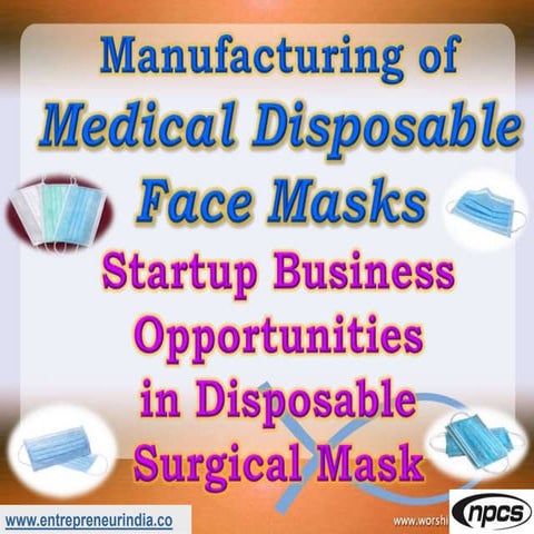 Manufacturing of Medical Disposable Face Masks | PPTX