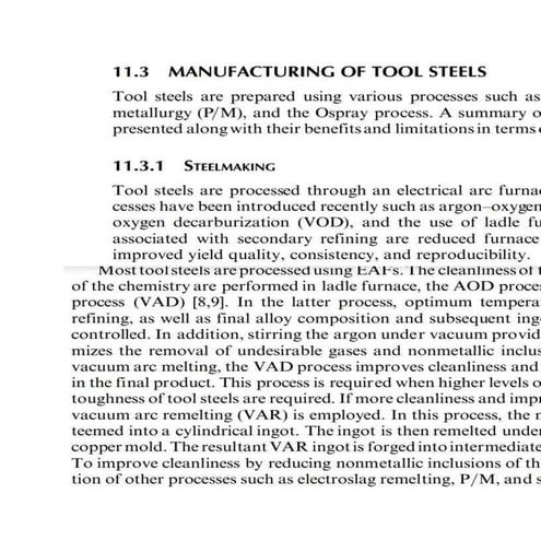 MANUFACTURING OF TOOL STEELS.docx