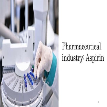 manufacturing process of Aspirin.pptx
