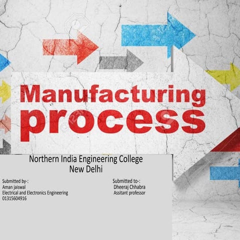 Manufacturing process | PPT