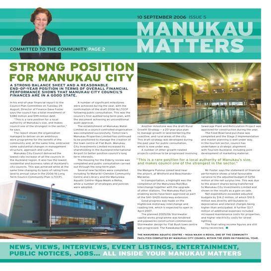 Manukau matters issue 2 2006 | PDF