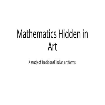 Manu Presentation.pptx for mathematics drawing in paintings | PPTX