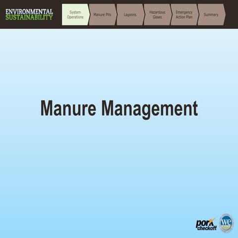 Manure Management | PPTX