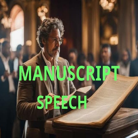 Manuscript Speech (Oral Communication Grade 11) | PPTX