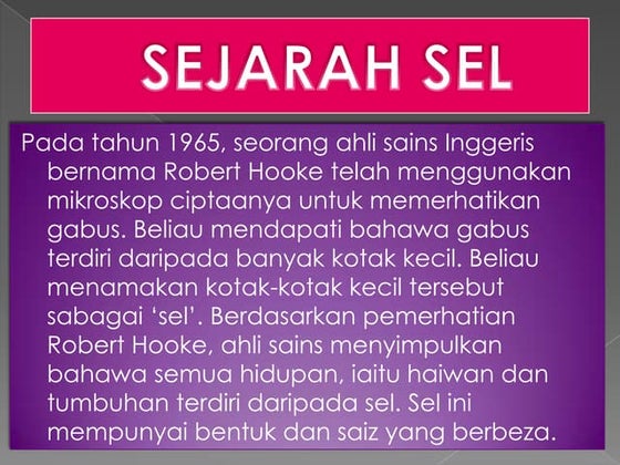 Organisma sel dalam badan manusia | DOCX