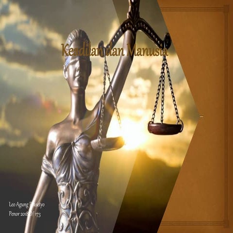 Manusia dan keadilan | PPTX