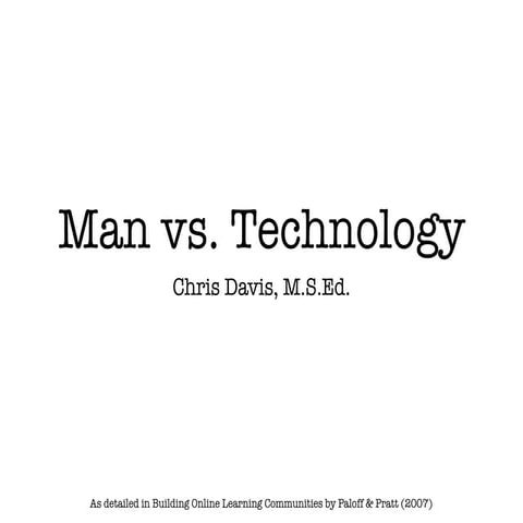 Man vs Technology | PDF