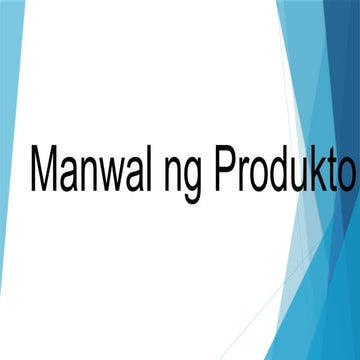 Manwal-ng-Produkto-G12-Piling Larang-TekBok | PPTX