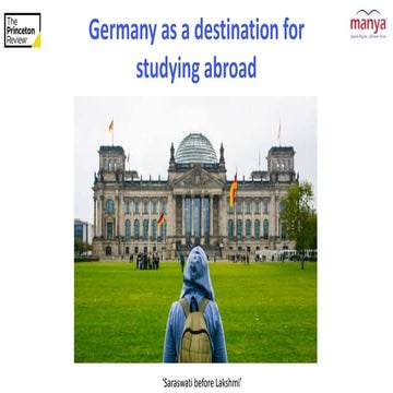 Germany as a destination for studying - www.manyagroup.com