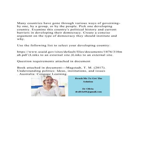 Many countries have gone through various ways of governing-by on.docx