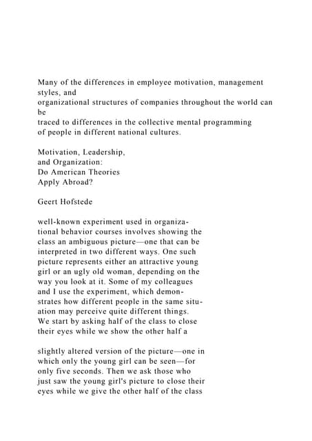 East and west thinking pattern | PDF