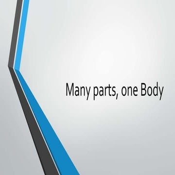 Many parts, one Body.pptx