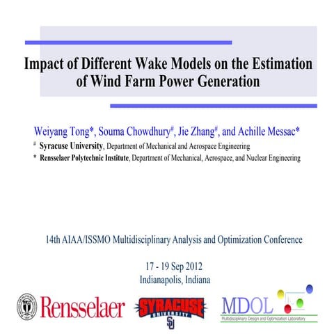 Wake model for wind farm - Meteodyn | PDF