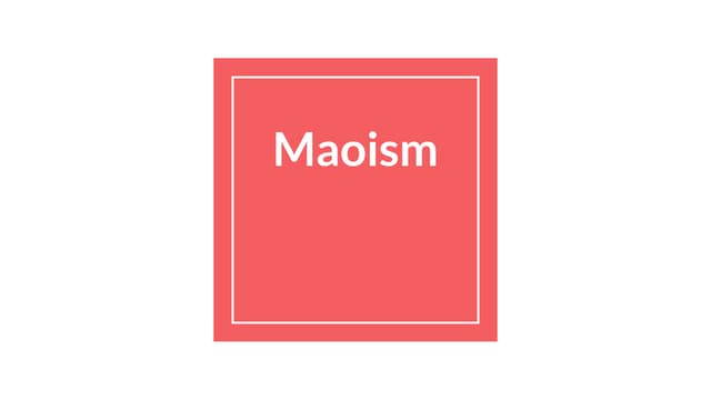 Mao zedong | PPT | Political Issues & policy | Politics