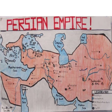 Persian Physical & Political Map | PPTX