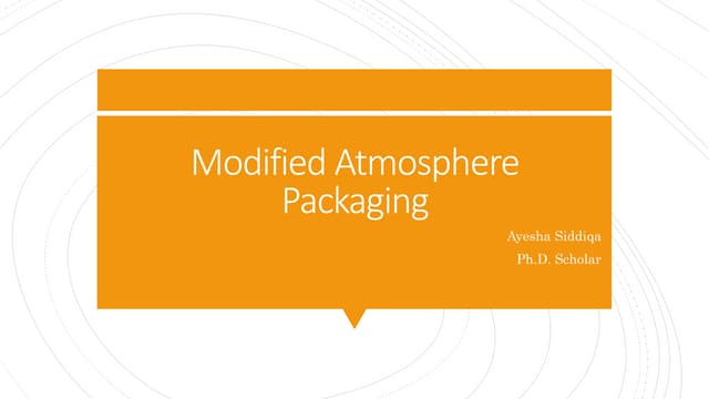 Controlled atmosphere and modified atmosphere storage | PPT