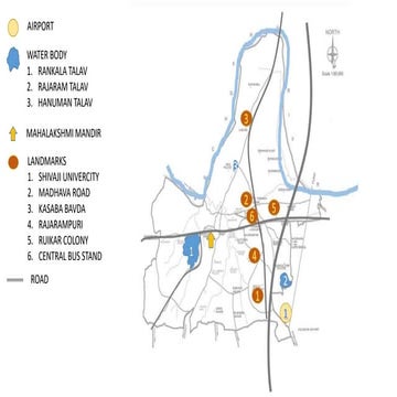 map of kolhapur internal roads of kolhapur | PPT