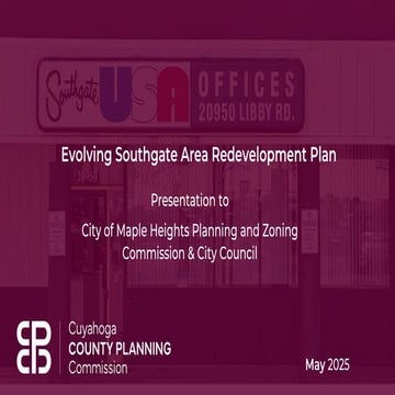 Evolving Southgate Area Redevelopment Plan | PDF