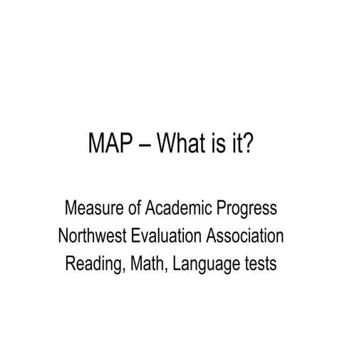 Leveraging MAP Data to Improve Instruction | PPTX