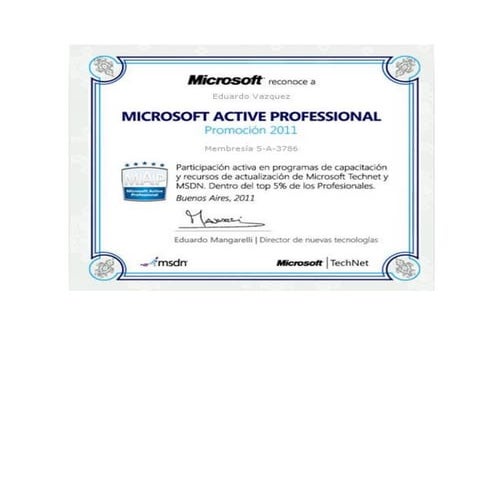 Microsoft Active Professional 2011 | PDF