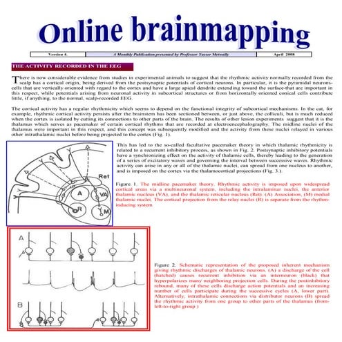 Issues in brain mapping...Introduction & basic concept of brainmapping ...
