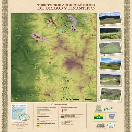 Mapa de los Territorios Arqueológicos de Urrao y Frontino | PDF