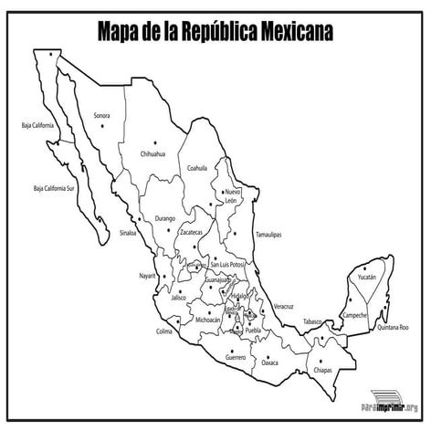Mapa tamaulipas con nombre de municipios | PDF