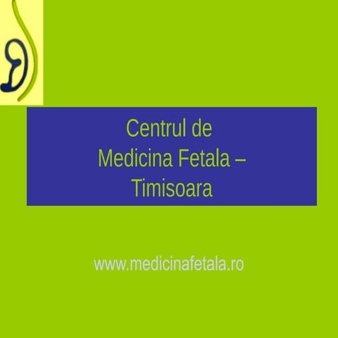 Centru de Medicina Fetala, Timisoara | PDF