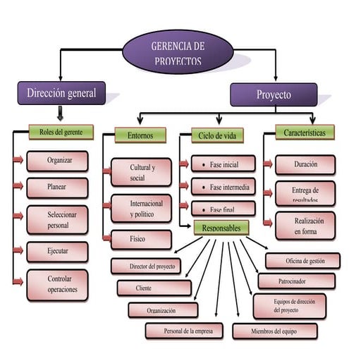 Mapa coceptual gerencia_de_proyectos | PDF | Business | Business and Finance