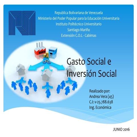Gasto Social e Inversión Social | PPTX