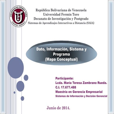 Mapa conceptual SIG | PPT | Technology & Computing