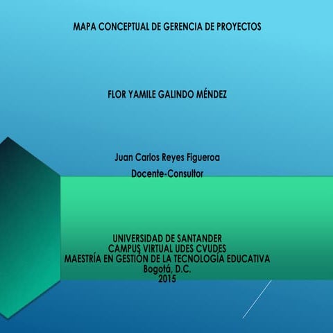 Mapa conceptual Gerencia de proyectos | PPTX | Education