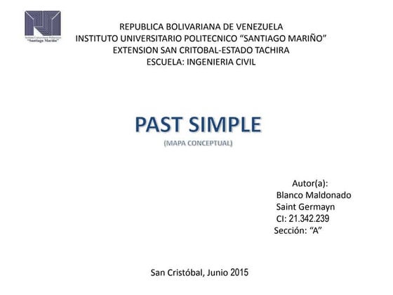 Pasado simple luis pita | PPT
