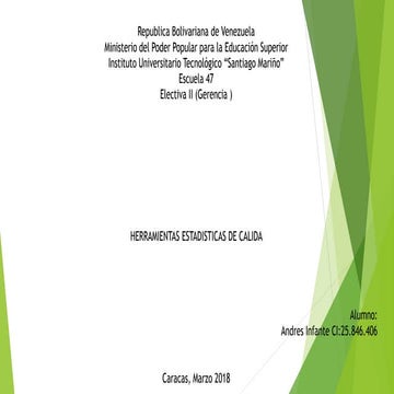 Mapa conceptual herramientas estadisticas de control | PPTX | Technology & Computing