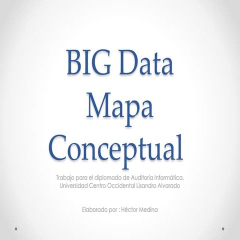 Mapa conceptual big data | PPTX