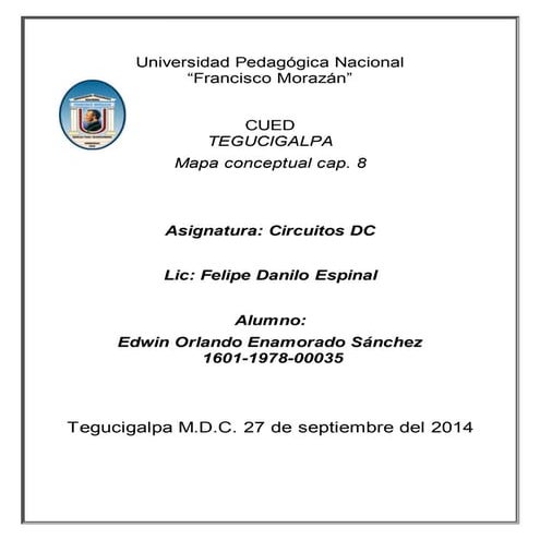 Mapa conceptual capitulo_8_edwin_enamorado | DOCX | Science