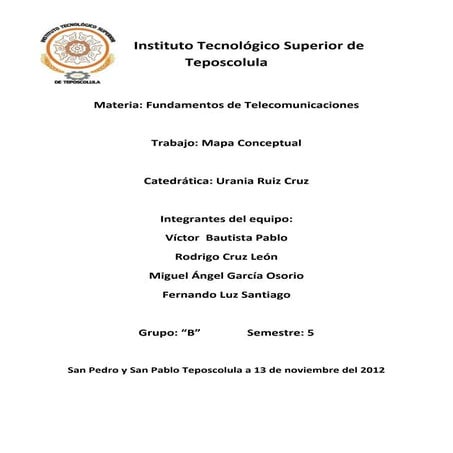 Mapa conceptual conversion analogico digital | PDF