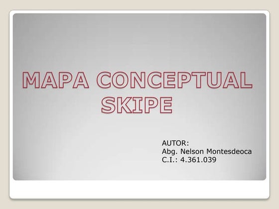 Mapa conceptual skype | PPTX
