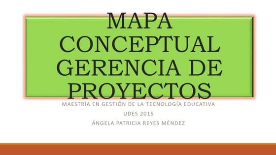 Gerencia de proyectos. mapa conceptual | DOCX | Business | Business and Finance