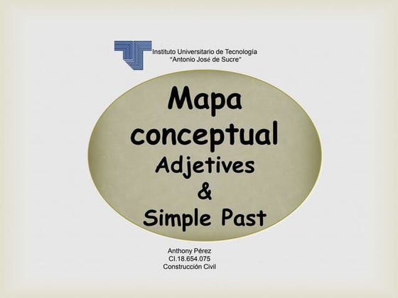 Mapa conceptual ingles 2 | PPTX