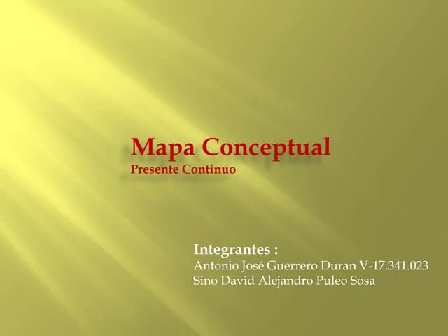 mapa conceptual ingles | PPT