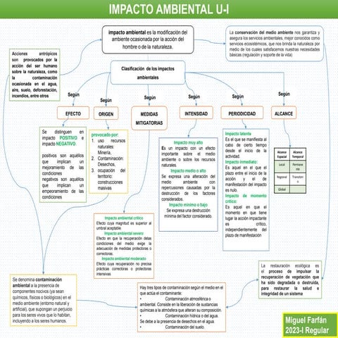 Mapa conceptual - Impacto Ambiental | PDF
