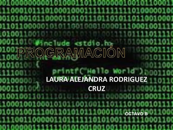 Mapa conceptual de la programacion | PPTX