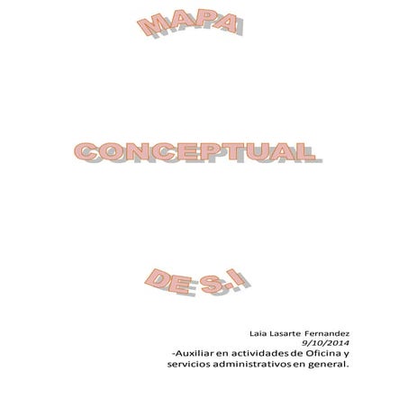 Mapa conceptual sistema informatico | DOCX | Computing | Technology & Computing