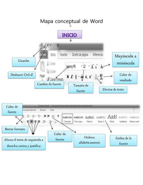 Mapa conceptual de microsoft word | DOCX
