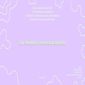 Mapa conceptual de los modelos comunicacionales.pdf | Science