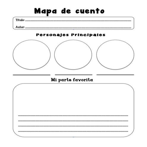 Mapa cuento preescolar | PDF