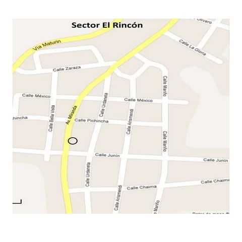 Mapa del rincon