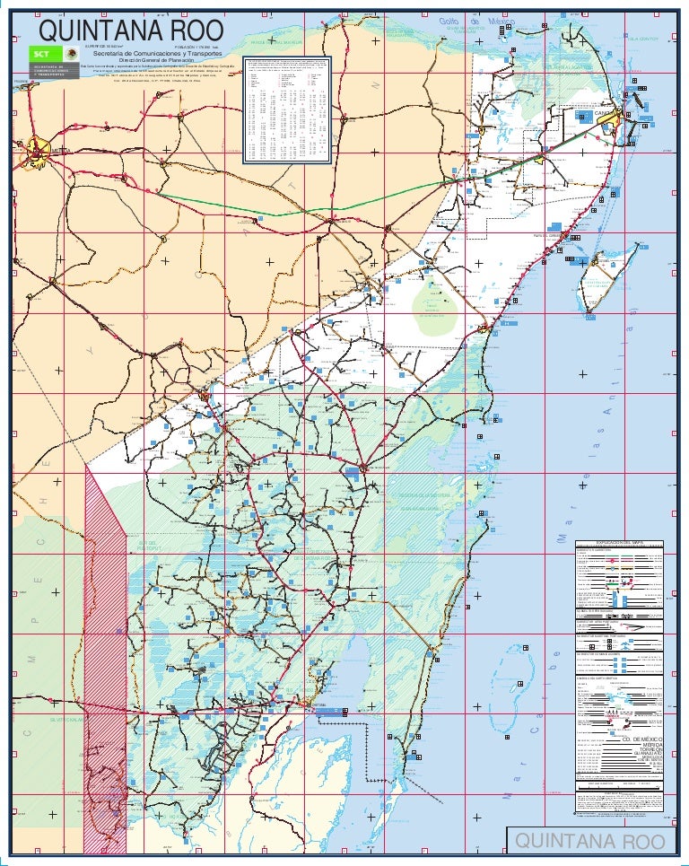 Mapa de quintana roo