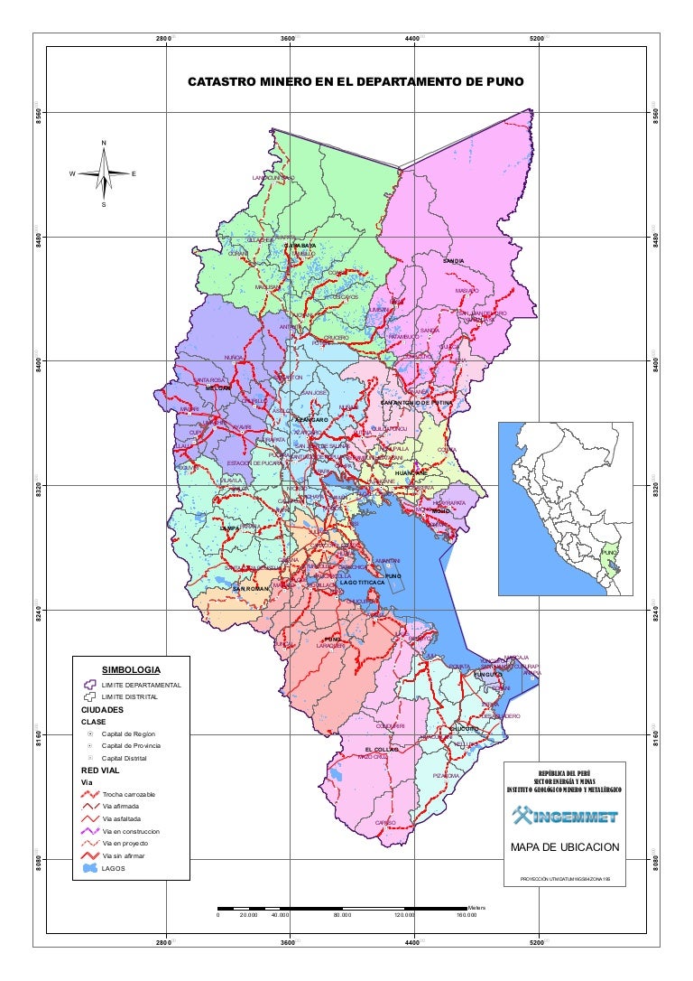 Mapa de ubicación Puno